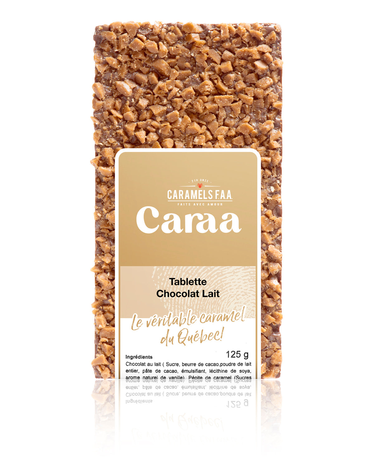 Tablette Choco-Caraa - Chocolat au lait | Caramels FAA